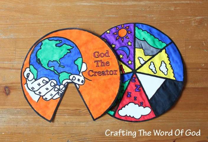 Days Of Creation Wheel « Crafting The Word Of God