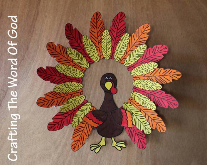 Turkey Wreath « Crafting The Word Of God