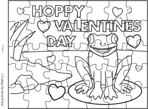 Hoppy Valentines Day Puzzle- Activity Sheet « Crafting The Word Of God