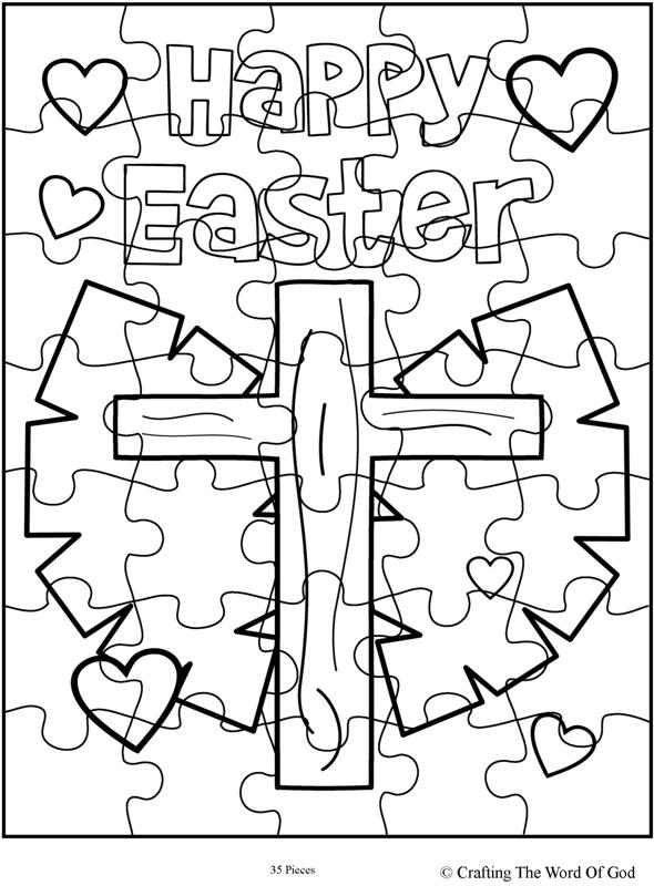 Happy Easter 3 Puzzle- Activity Sheet « Crafting The Word Of God