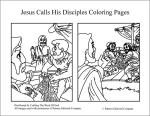 Jesus Calls His Disciples- Coloring Pages « Crafting The Word Of God