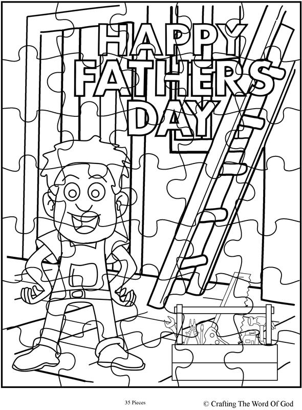 Happy Fathers Day 2 Puzzle- Activity Sheet « Crafting The Word Of God