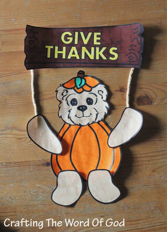 Give Thanks Door Hanger « Crafting The Word Of God
