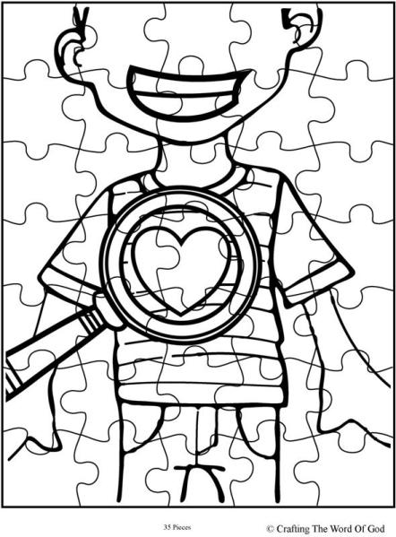 God Searches Hearts Puzzle- Activity Sheet « Crafting The Word Of God
