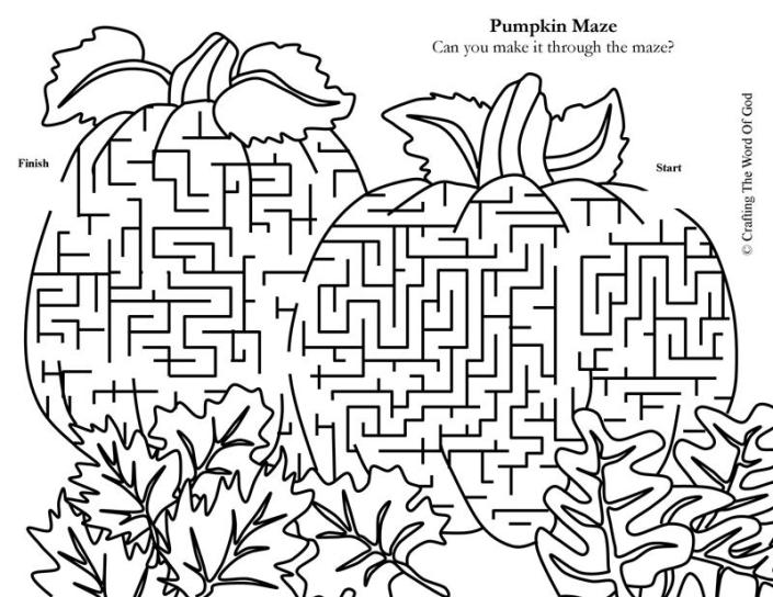 Pumpkin Maze « Crafting The Word Of God