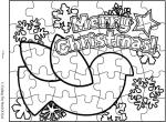 Christmas Dove Puzzle- Activity Page « Crafting The Word Of God