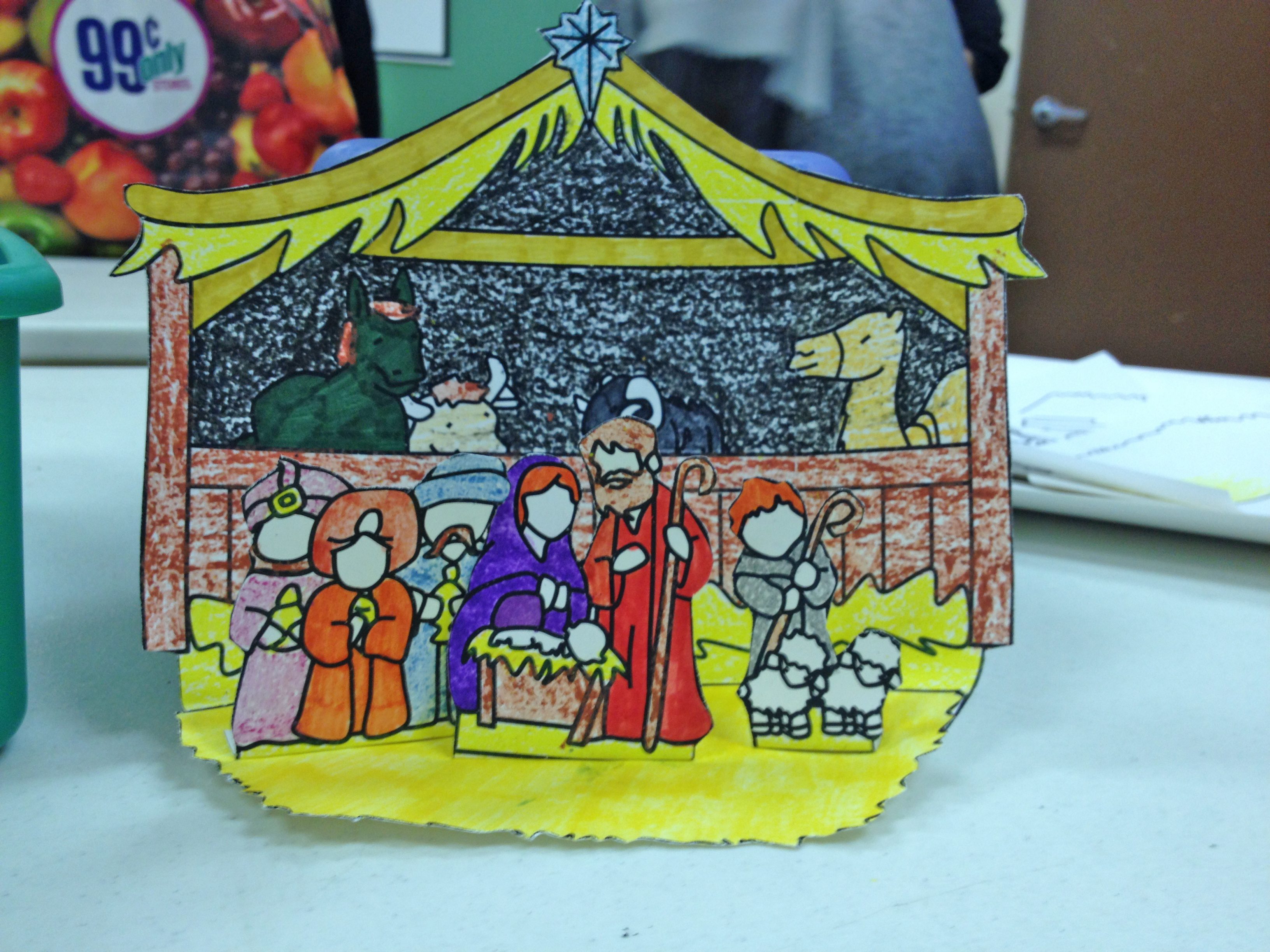 Christmas Nativity Scene « Crafting The Word Of God